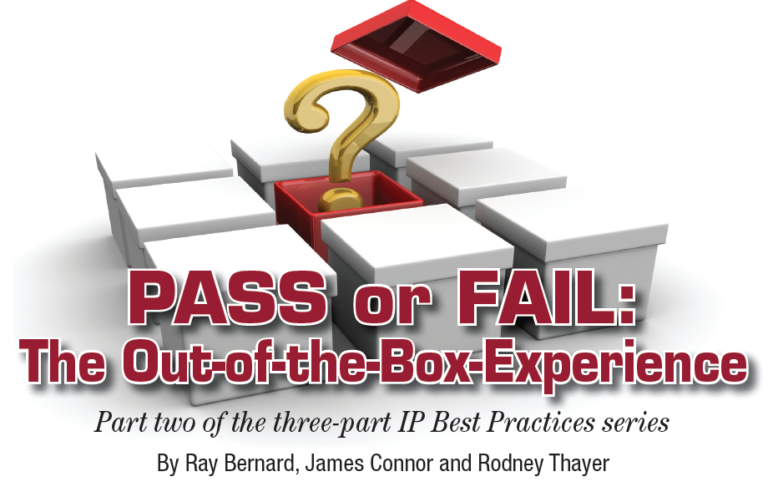 Pass or Fail: The Out-of-the-Box Experience - RBCS - Ray Bernard ...